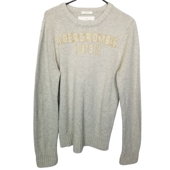 Abercrombie & Fitch | Sweaters | Vtg Abercrombie Fitch Mens M Tan Wool ...